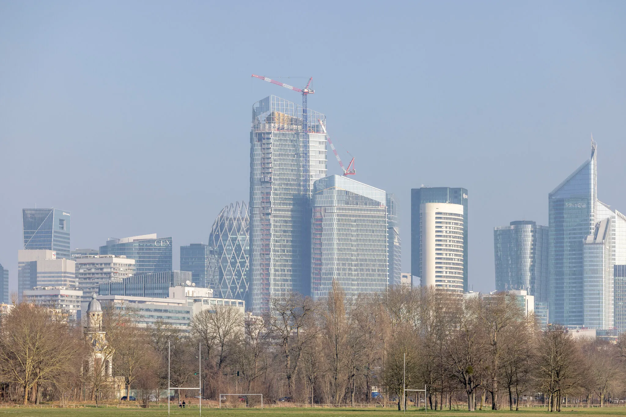 The Link, Paris La Défense: A Double-Skin Glass Façade Redefining High ...