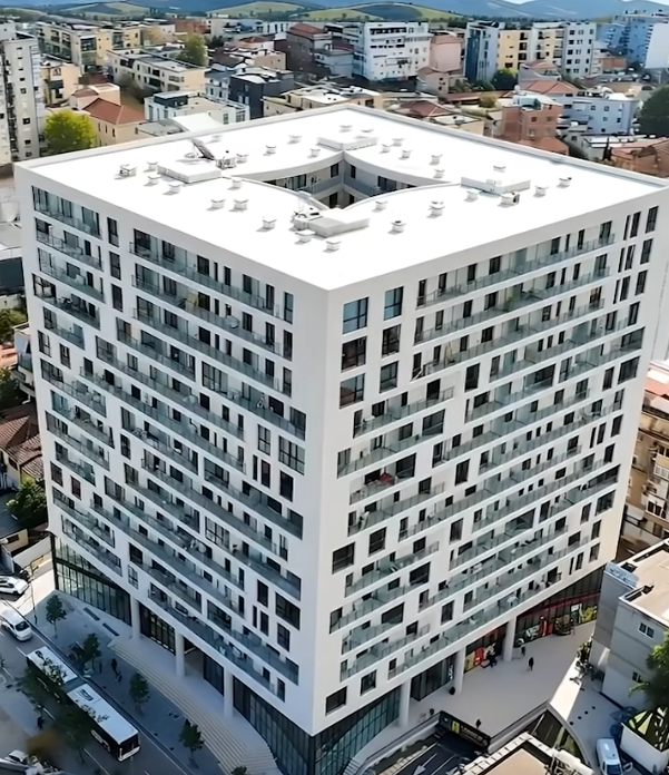AluGlass Albania Delivers 8,200 m² Aluminium and Glass Façade for ...