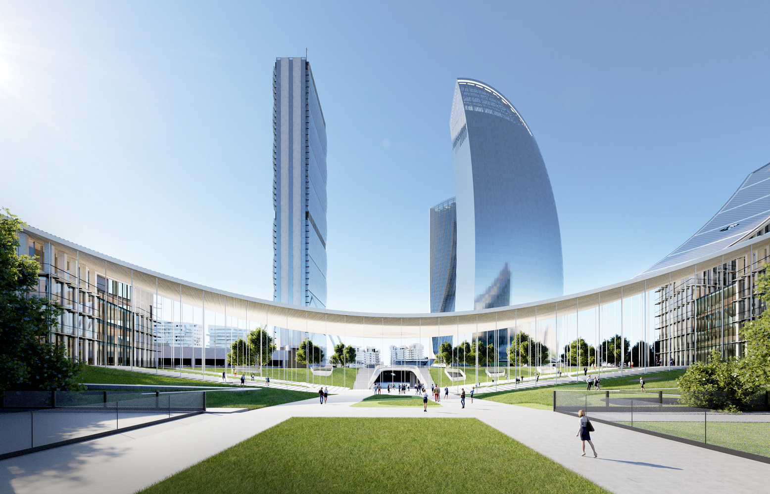 CityWave, Milan: A Horizontal Skyscraper Where the Façade Becomes ...