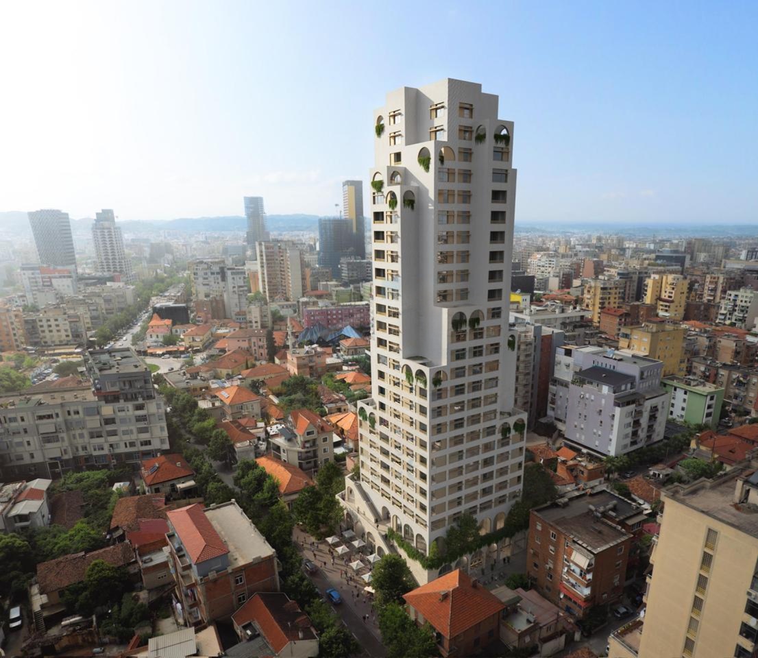 AFA Tower Adds New Residential Height to Central Tirana - GlassBalkan